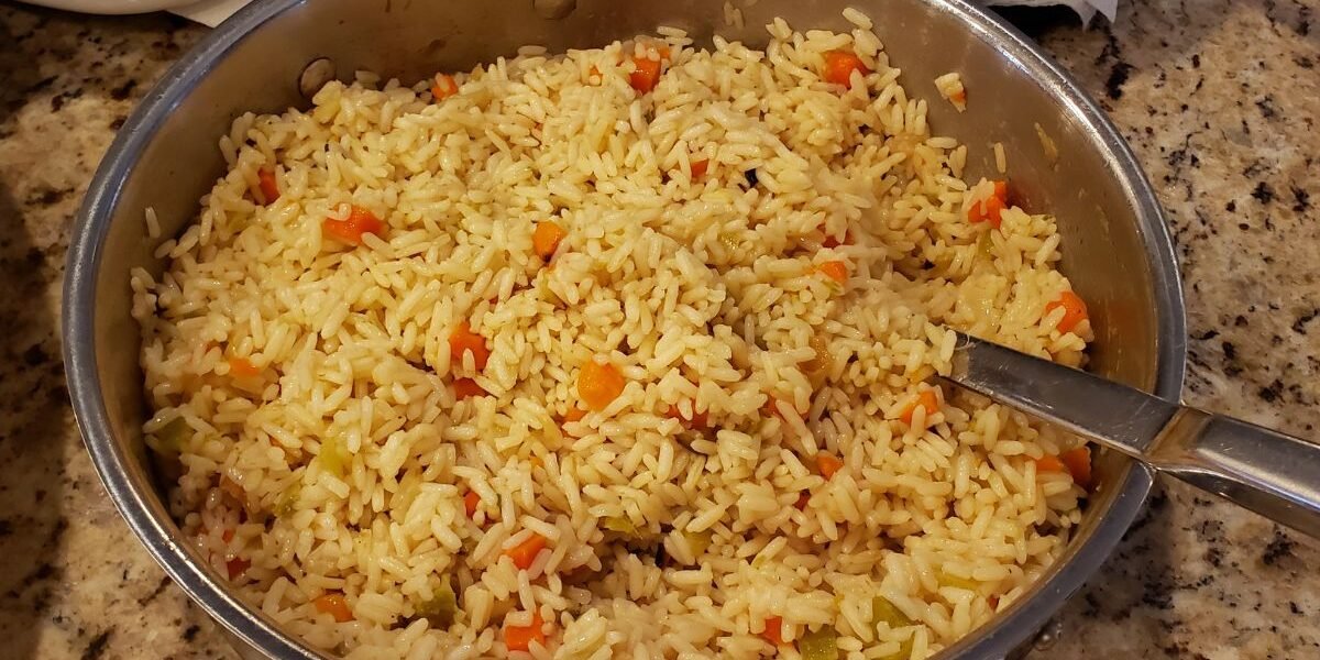 Seasoned Rice Pilaf - In The Kitchen With Vic